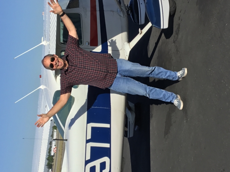 Dave Champness newest Private Pilot at BFC! – Bakersfield Flying Club