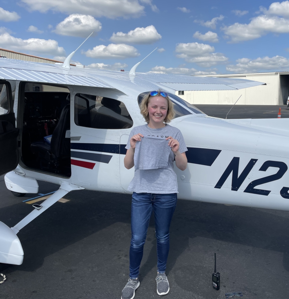 March 2024: Katrina Mathiasen completes her first ever solo with the ...
